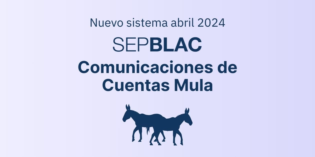 Modelo comunicación Cuentas Mula - SEPBLAC - 2024